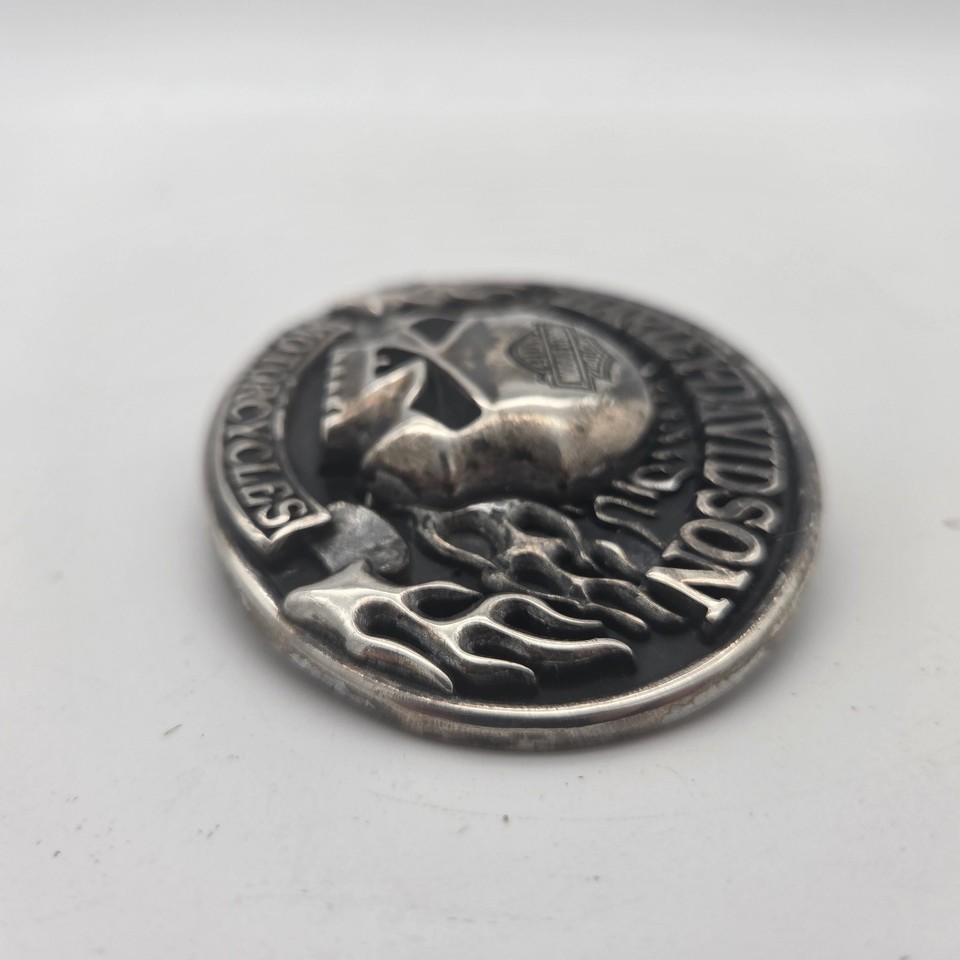 Immunity Skull Harley Davidson Motorcycles Belt Buckle Biker Gang Rider ...