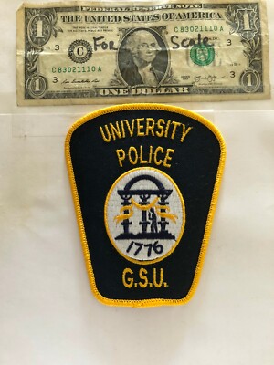 GSU University Police Georgia Police Patch Un-sewn great condition | eBay