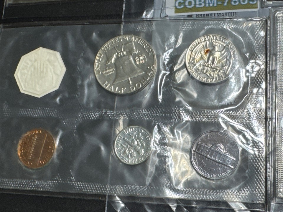 Lot of 4 US Mint Proof Sets 1960, 1961, 1962, 1963 No Boxes Unopened ...