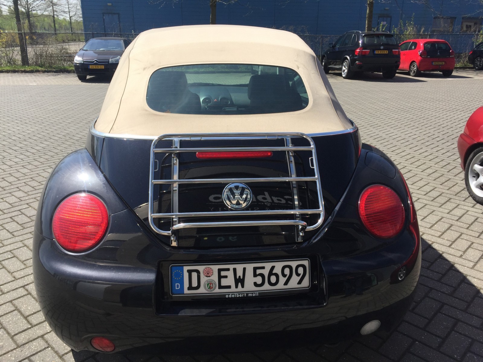 DECKLID LUGGAGE RACK VOLKSWAGEN BEETLE 2003-2010 1Y7 VW CONVERTIBLE ...