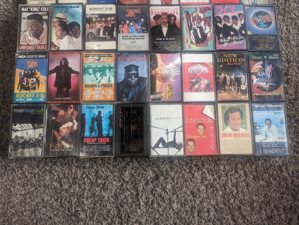 Lot Of 190 Vintage Rock, Rap, Hip Hop Cassette Tapes | eBay