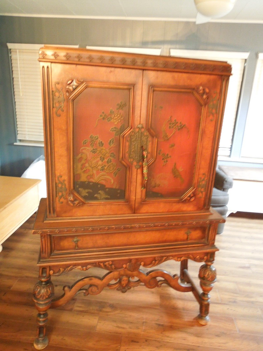 Berkey And Gay Furniture Berkey & Gay Antique Artist Decorated