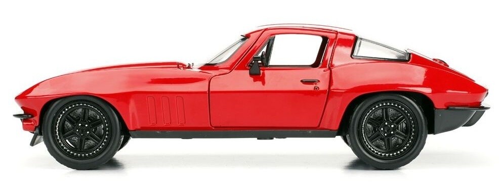 JADA TOYS, Chevrolet Corvette 1966 Red Letty Of Film Fast And Furious 8 ...
