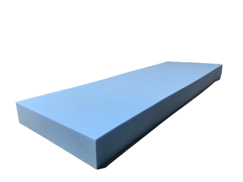 BLUE High Density Foam Sheets Cushions Seat Pads Cut to size, firm ...