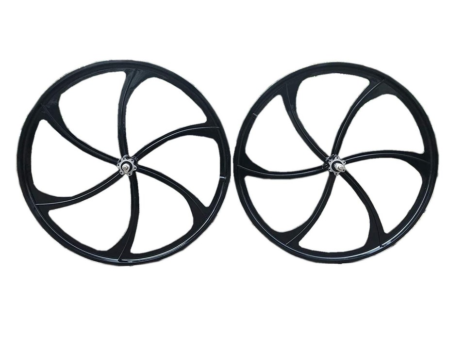 CDHPOWER 26" Bike Mag Wheels Set Rims 100x120MM W/44T Sprocket ...