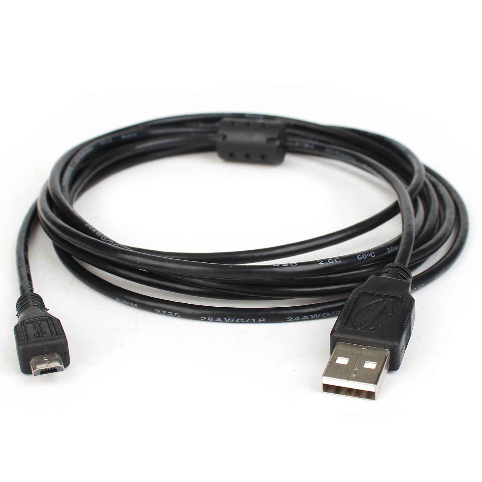 Premium 3ft Micro USB Cable High Speed USB 2.0 A to Micro B Sync ...