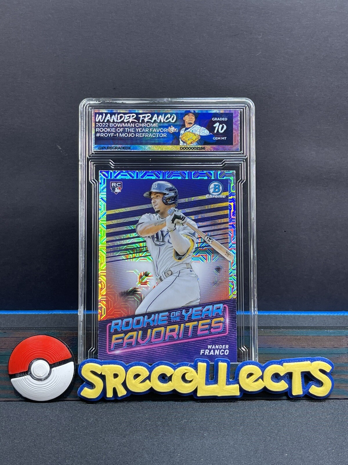 2022 Bowman Chrome Wander Franco #ROYF-1 Mojo Refractor Gem Mint 10 PGX ...