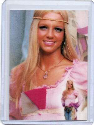 2002 Global Britney Spears card with a swatch of item worn | eBay