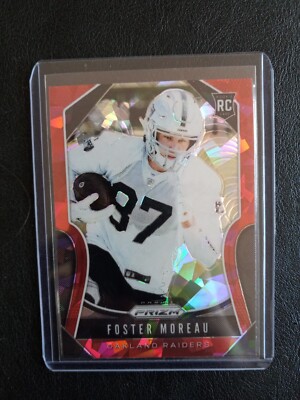 2019 Foster Moreau Red Cracked Ice #372 | eBay