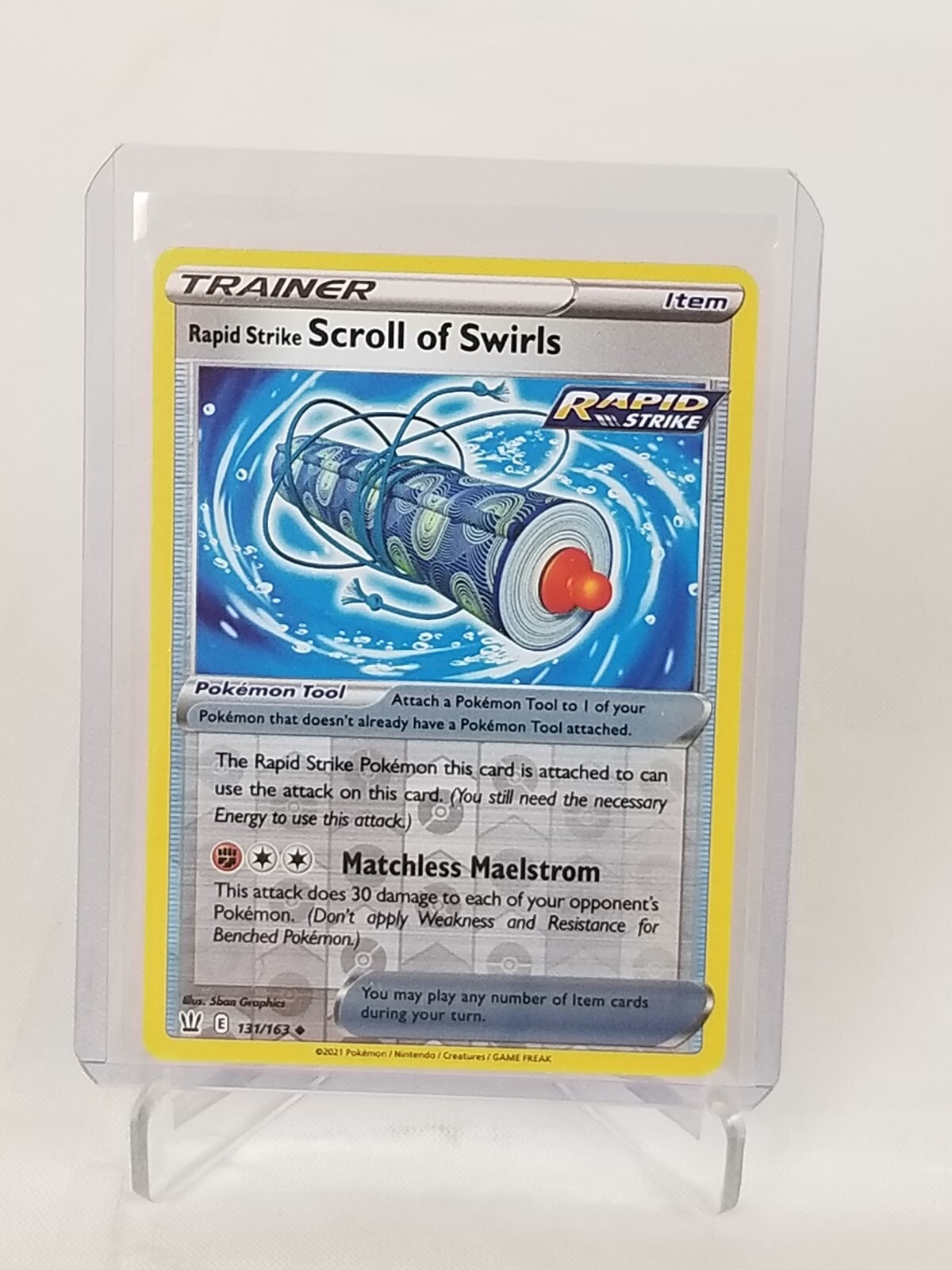 Scroll Of Swirls Trainer Item Holo #131/163 Pokemon 2021 Card | eBay