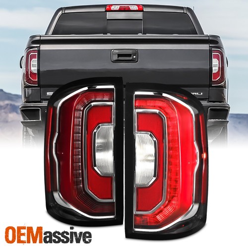 For 2016-2018 GMC Sierra 1500 LED Running Turn Signal Chrome Tail ...