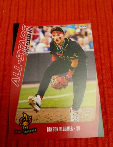 Bryson Bloomer Party Animals Baseball All Star Card 2025 Savannah ...
