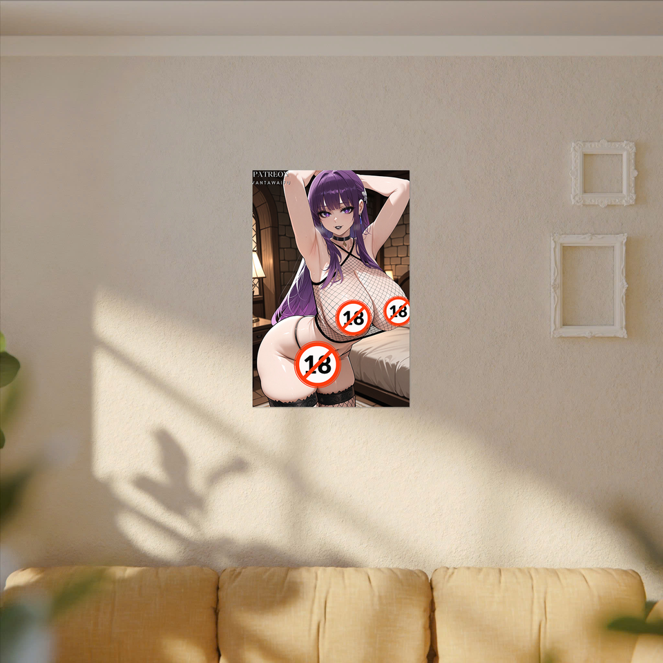 Fern Sousou No Frieren Waifu Poster Paper, High-Quality Wall Decoration ...