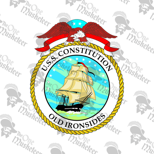 USS CONSTITUTION Emblem- DECAL, QUALITY 3M VINYL | eBay