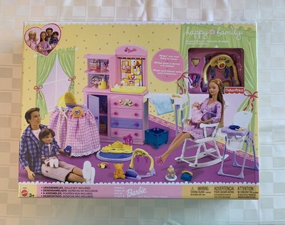2002 Mattel Barbie Alan Midge Happy Family Nursery Playset RARE NRFB ...