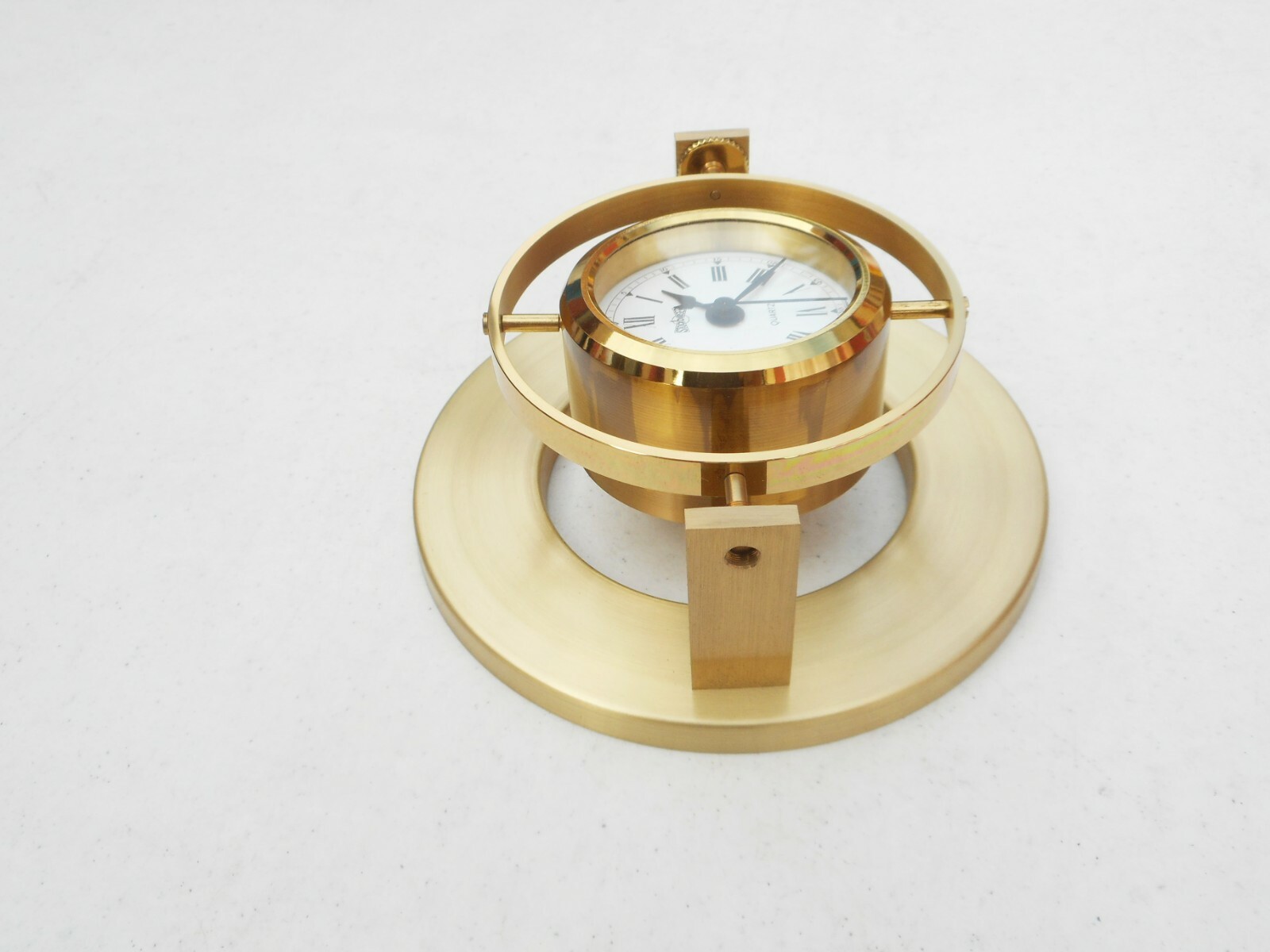 Stockburger Brass Clock Made In Germany | eBay