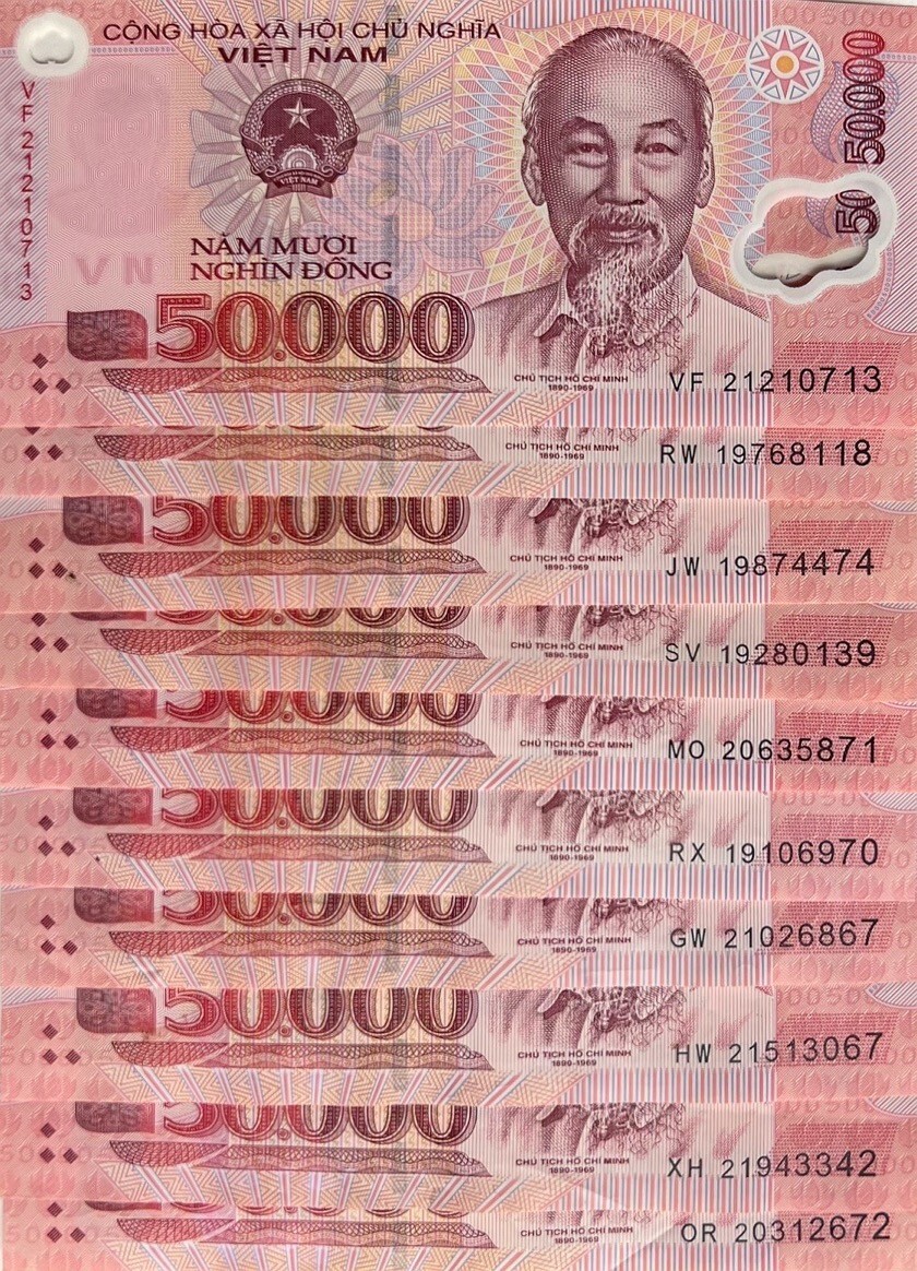 50,000 Vietnam Dong VND CIRCULATED Banknote Currency Polymer Banknote ...