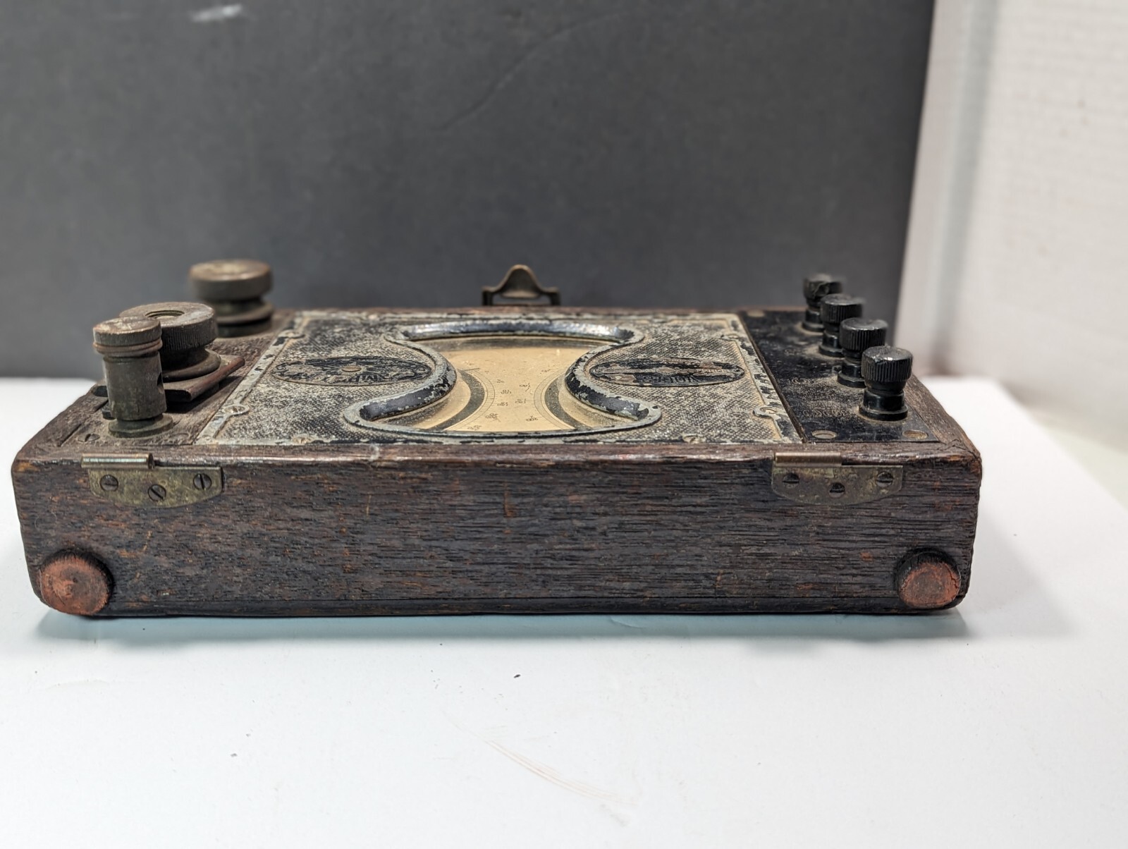 Vintage WESTON Volts Amperes Meter Model 242 Steampunk Metal Meter ...