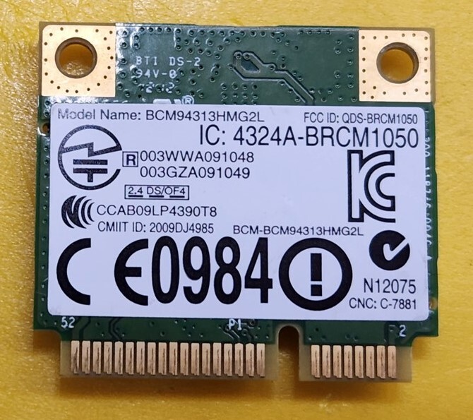 ⭐️⭐️⭐️⭐️⭐️ Laptop Wifi Module Wireless Card Adapter Dell Latitude E6520 ...