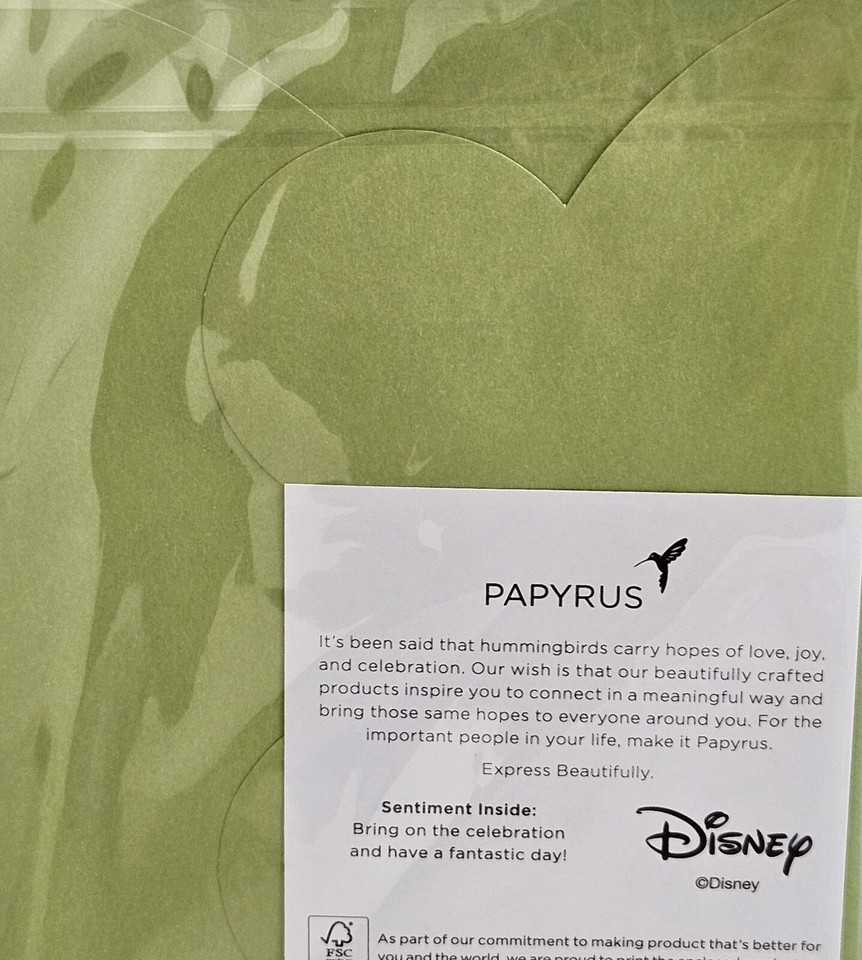 Papyrus Disney Mickey Mouse With Balloons Happy Birthday Card | eBay