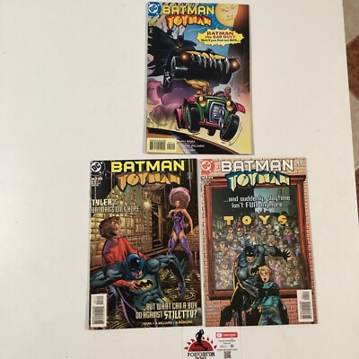BATMAN TOYMAN MINI SERIES DC COMICS #2, 3 & #4 LOT OF THREE SUPERMAN ...