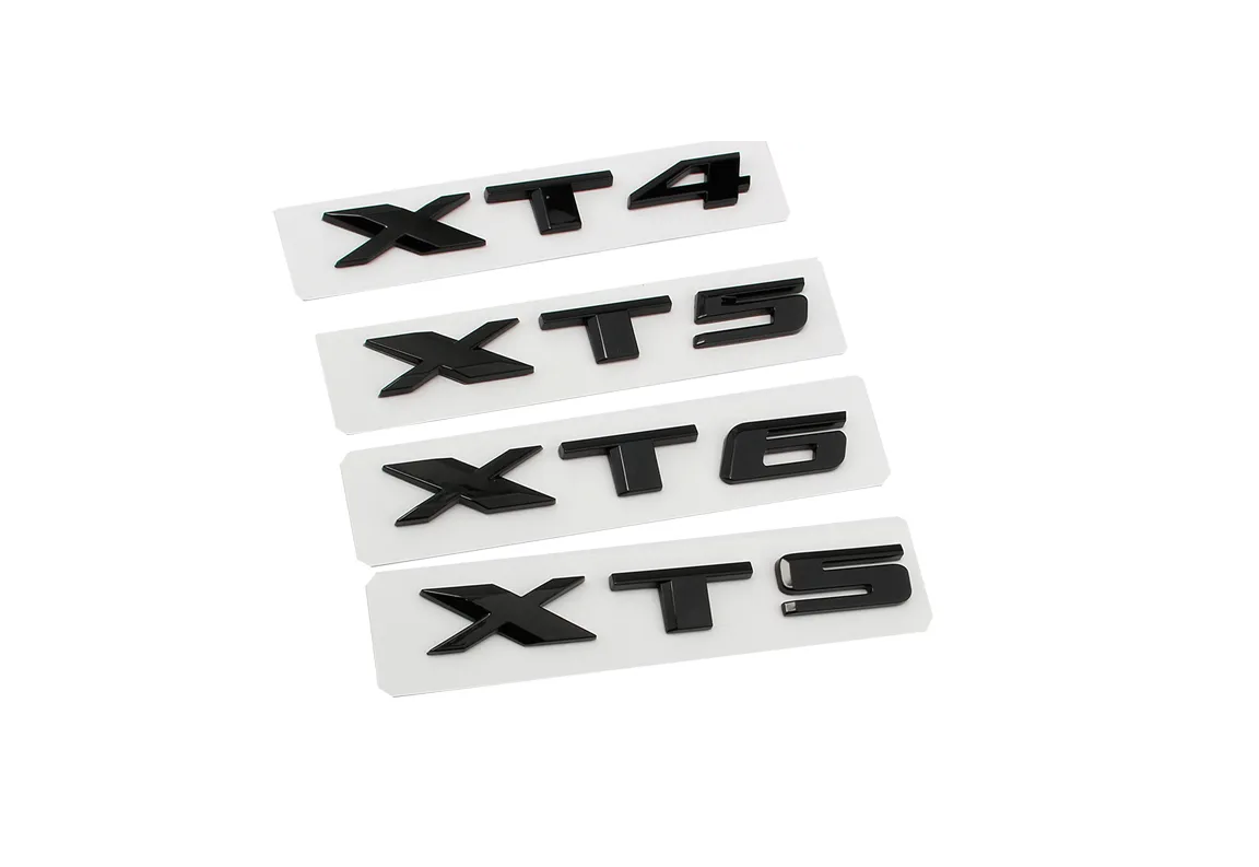 NEW 1x For Cadillac gloss black xt4 xt5 xt6 or xts trunk badge rear ...