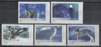 Norway Stamp 1467-1471 - Wildlife | eBay