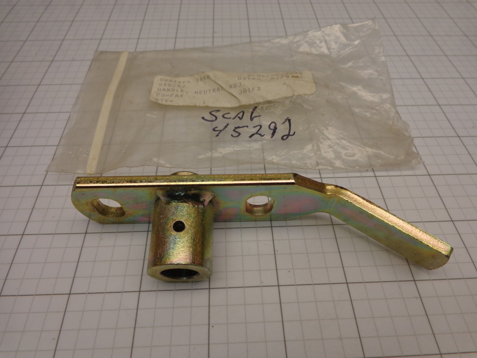 SCAG OEM NOS 45292 Neutral Adjust Adjusting Handle | eBay