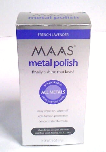 Maas Metal Polishing Creme for All Metals, French Lavender 2 Oz - 91403 ...
