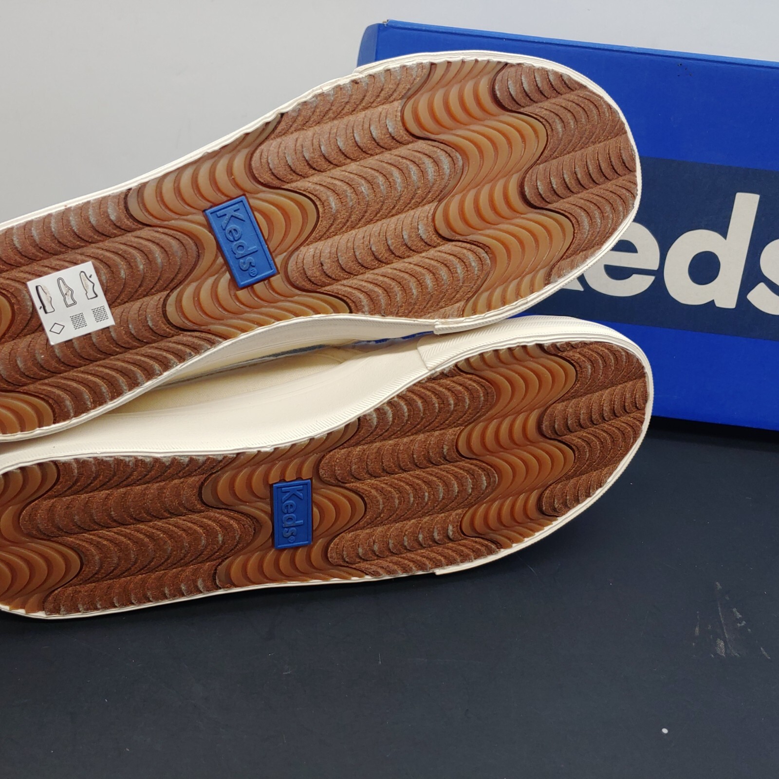 Keds Double Decker Wave Cream Slip On Shoes Womens Size 6.5 M Dream ...