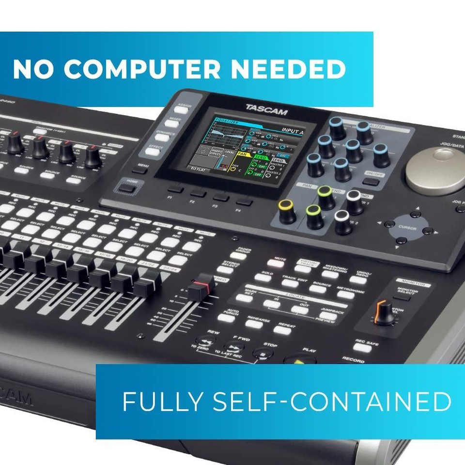 TASCAM Multi-Track Recorder Digital Porta Studio DP-24SD - 696536728701 ...