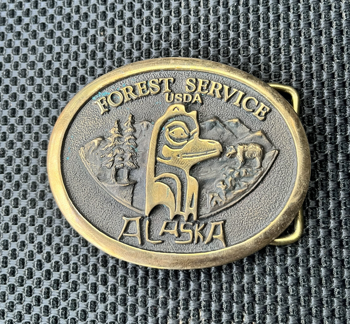 Alaska Bronze Works Us Forest Service Usfs Dept Agric… - Gem