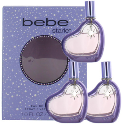 Starlet By Bebe For Women Combo Pack: EDP Spray Perfume 3oz (3x1oz ...