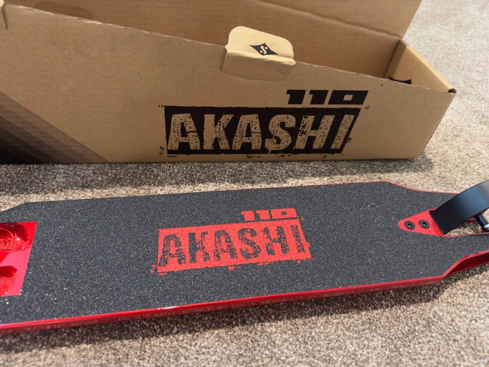 Sacrifice Akashi AK 110 Pro Scooter Deck Red New | eBay