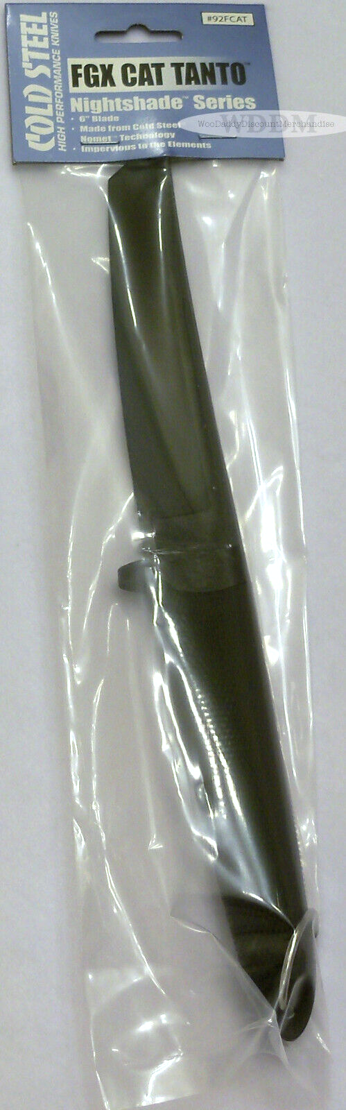 Cold Steel FGX CAT Tanto Nightshade Series Undetectable Home Self ...