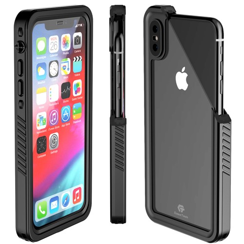 For iPhone XS Max XR X Case Waterproof Shockproof Protective Defender ...