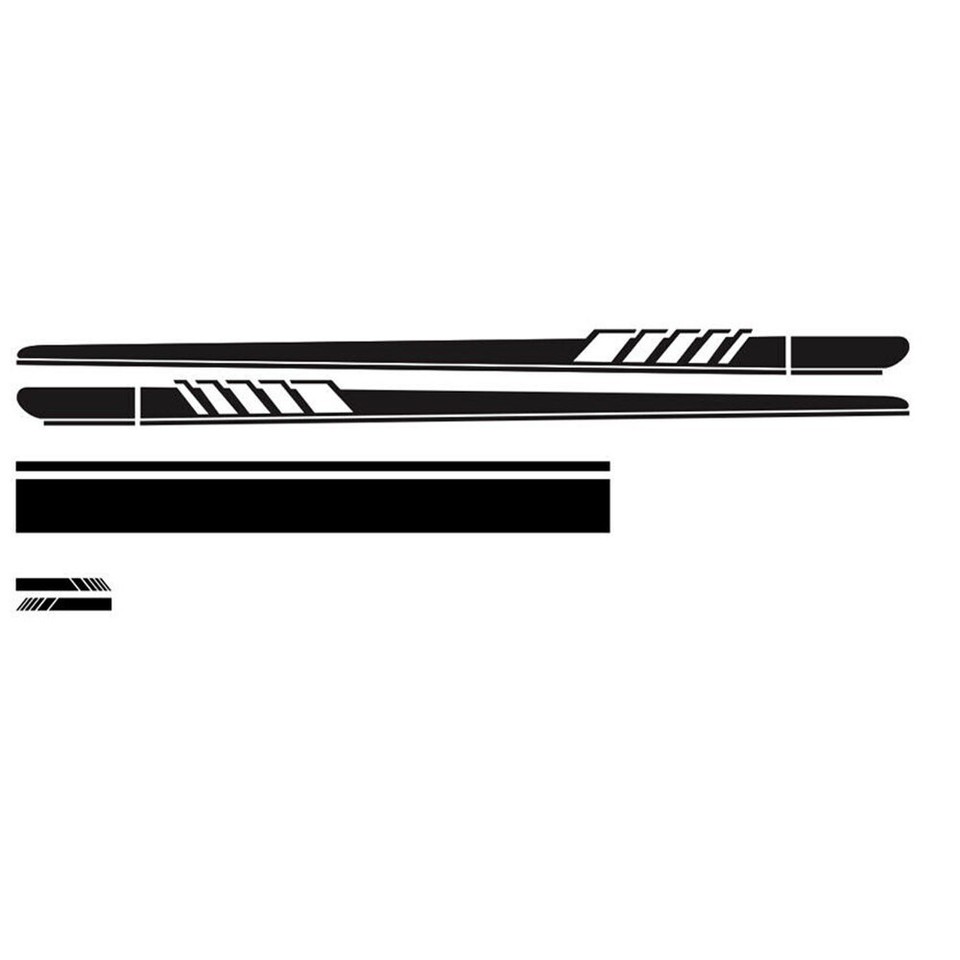 New Practical Car stickers Hood Decals Long Stripe Parts Replacement ...