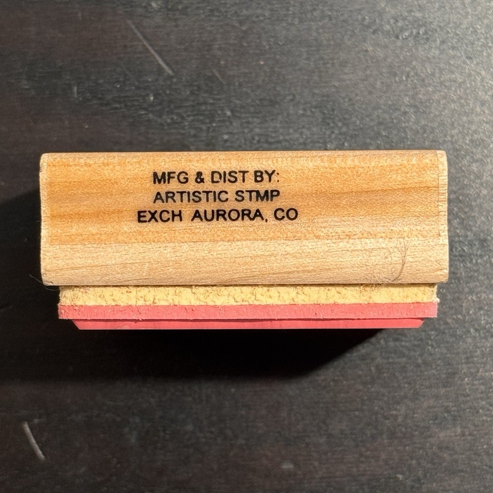 Finders Keepers Quilted Flag Rubber Stamp 1995 FK671 Artistic Stamp ...