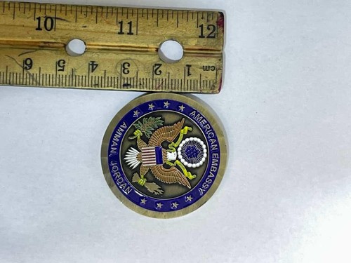 American Embassy Amman Jordan Challenge Coin – Petra Camel Design ...