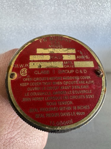 FW Murphy 15700759 LS200 Series Electric Liquid Level Switch | eBay