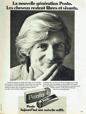 publicité Advertising 0223 1976 Pento hair cream cheveux nlle ...
