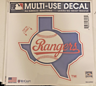 Texas Rangers MLB Color Die-Cut Decal Sticker NEW | eBay