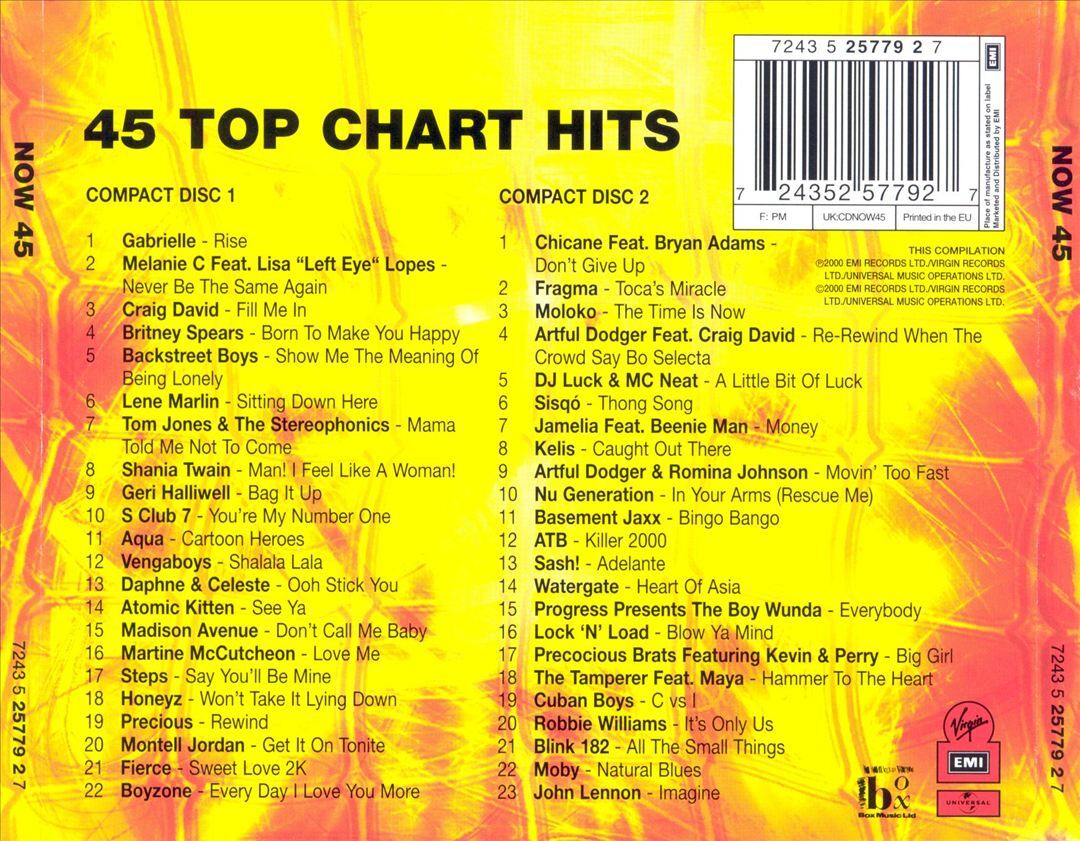 VARIOUS ARTISTS NOW THAT'S WHAT I CALL MUSIC! 45 [UK] NEW CD | eBay UK