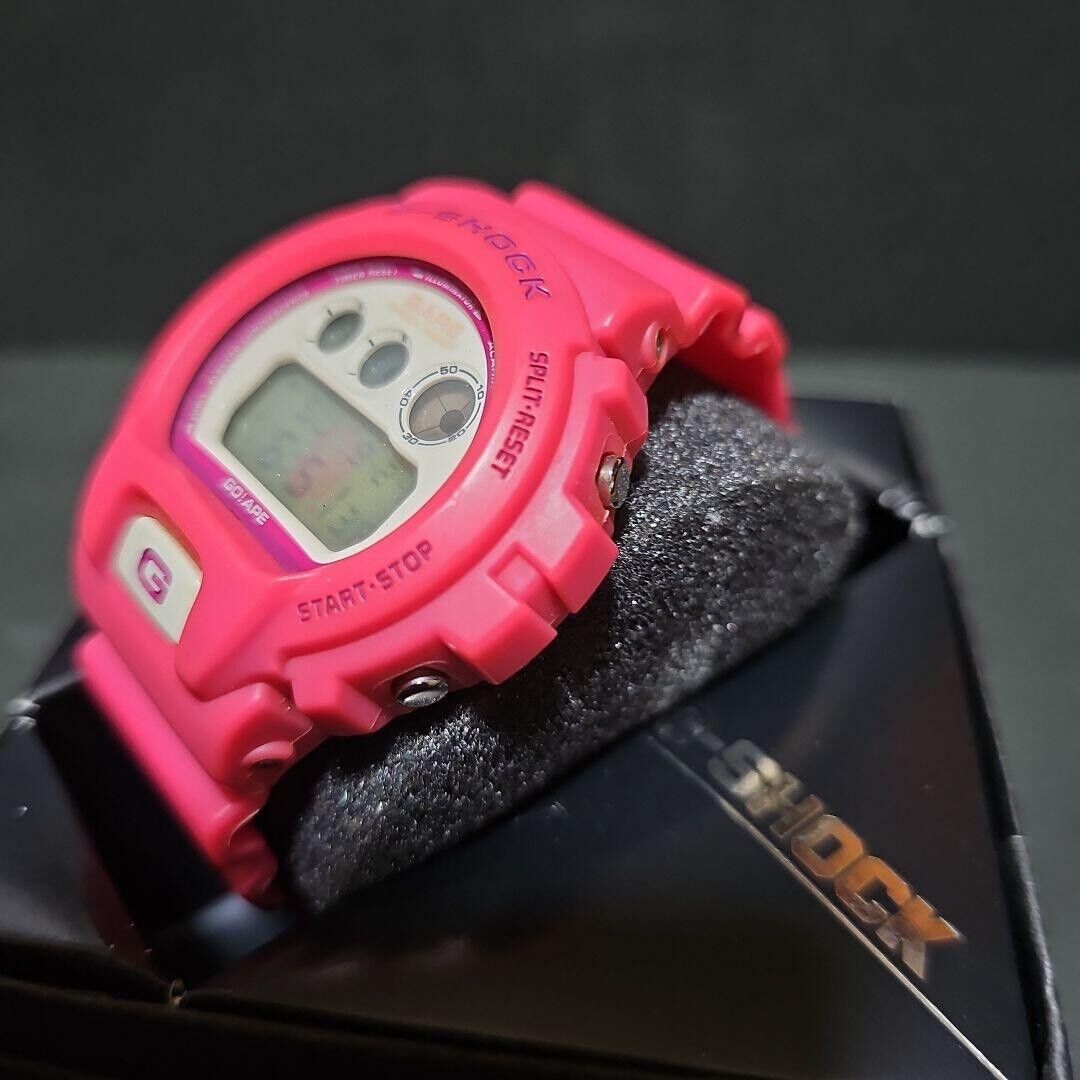 A Bathing Ape Casio DW-6900 Bape G-Shock Pink Limited #363 A Bathing Ape Casio DW-6900 Bape G-Shock Pink Limited #363
