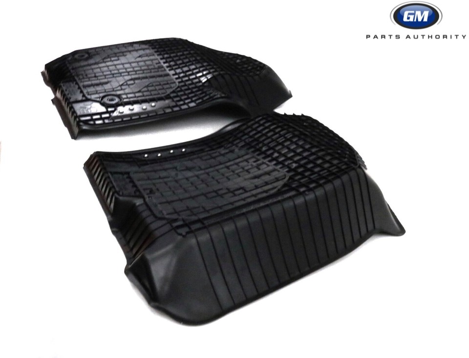 2019-2026 GMC Sierra Next Gen Front Floor Liners 84333604 Black w/ GMC ...