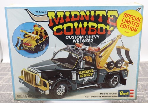 Revell Midnight Cowboy Custom Chevy Wrecker Model Kit Sealed Box 1:25 ...
