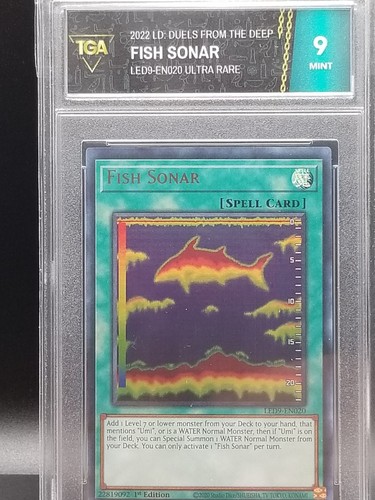 YuGiOh! - Fish Sonar [1st Edition] LED9-EN020 - GRADED MINT 9! | eBay