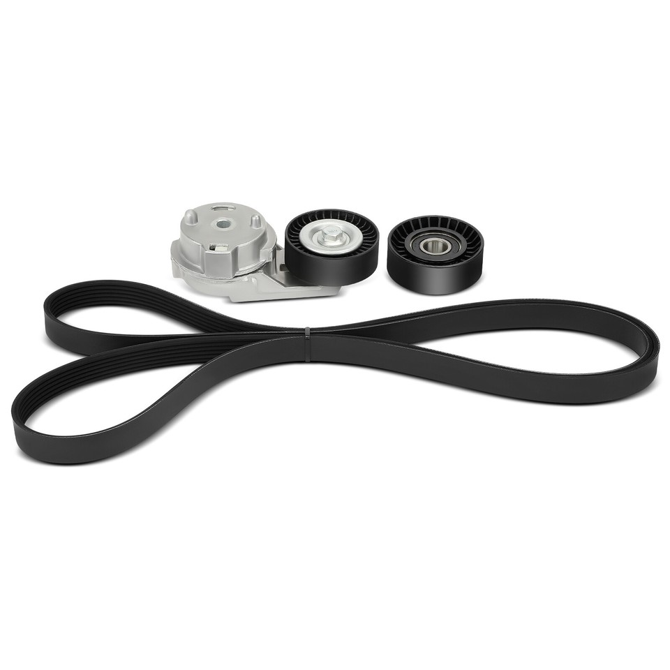 3Pcs Serpentine Belt Drive Component Kit for Jeep JK Wrangler 2007-2011 ...