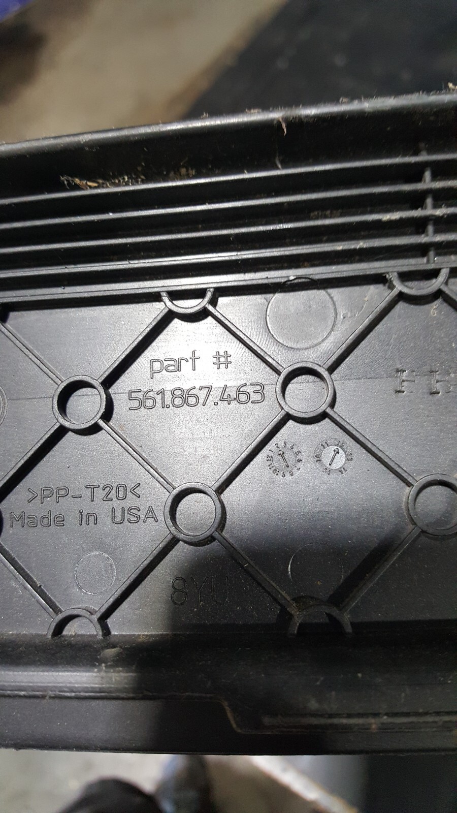 2012 2013 2014 2015 VW PASSAT TRUNK STORAGE COMPARTMENT LID COVER ...