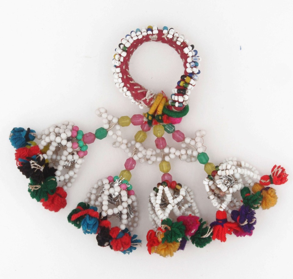 Beaded Banjara Armlet With Tassels Ethnic Tribal Belly Dance Costume ...